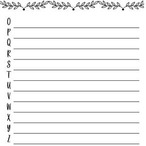 A-Z Reading Challenge - Book Journal - Reading Journal - Etsy