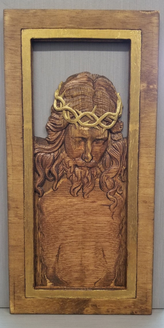 Jesus Crucified Panel | Etsy