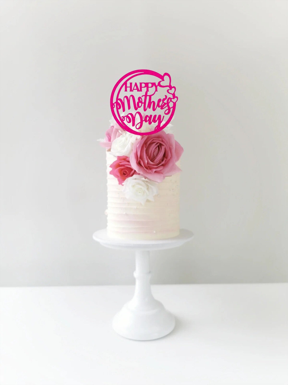 Happy Mother’s Day Cake Topper. Mom Cake Topper. Best Mom. Happy ...