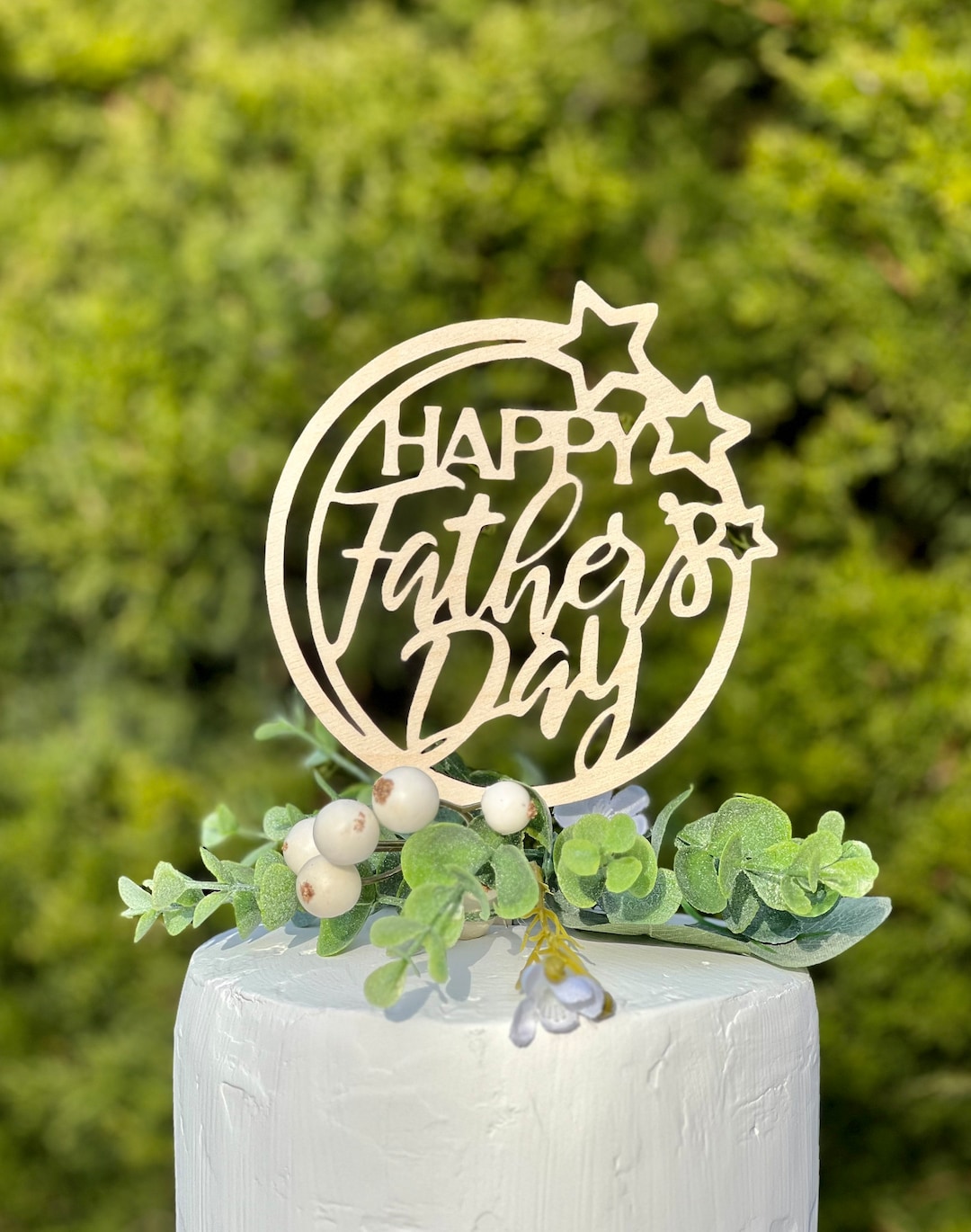 Happy Father’s Day Cake Topper. Father’s Day. Best Dad. #1 Dad. Papa ...
