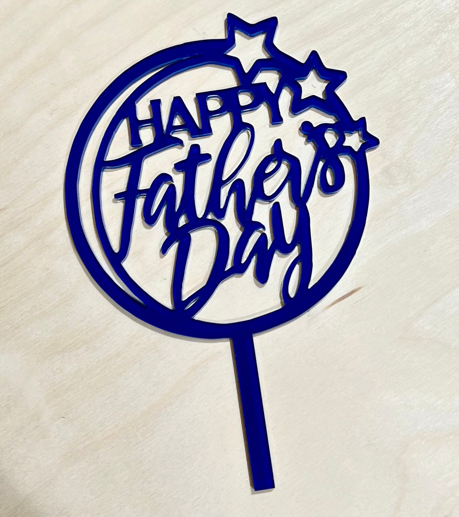 Happy Fathers Day Cake Topper. Fathers Day. Best Dad. 1 Dad. Papa ...