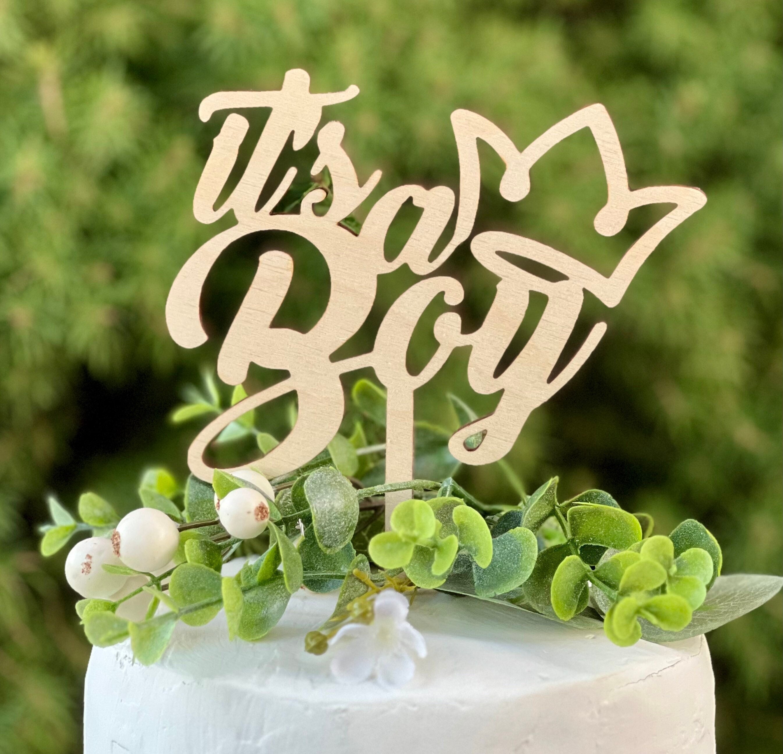Its a Boy Cake Topper. Baby Shower Cake Topper. Gender Reveal Cake ...