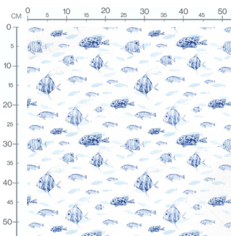 Pre-order Exclusive Premium Cotton Fabric Patchwork Maritime Sea ...