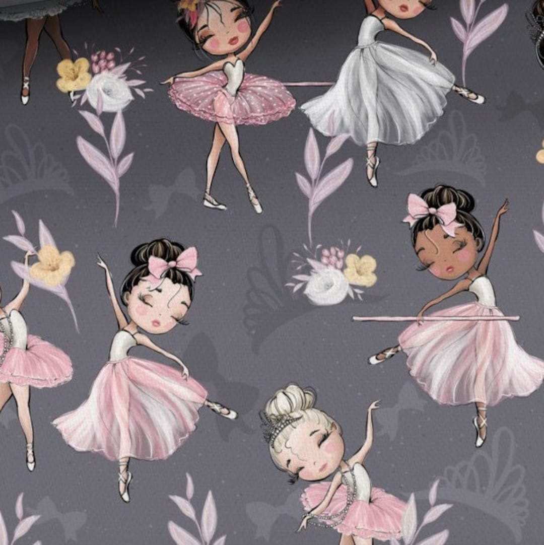 Preorder Exclusive Premium Cotton Fabric Patchwork Ballerina Ballet ...