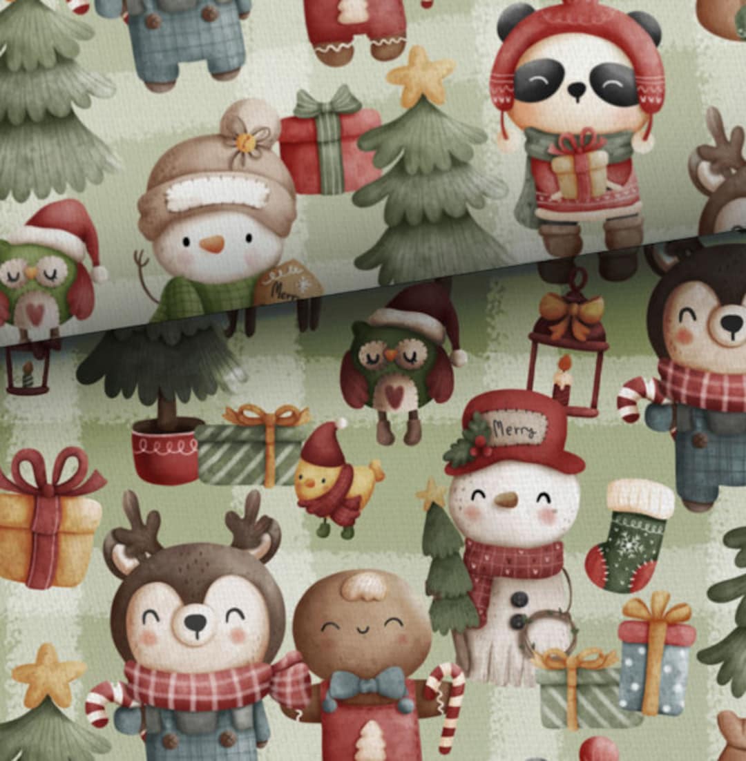 Vorbestellung Sweat Stoff French Terry Weihnachten Winter - Etsy.de