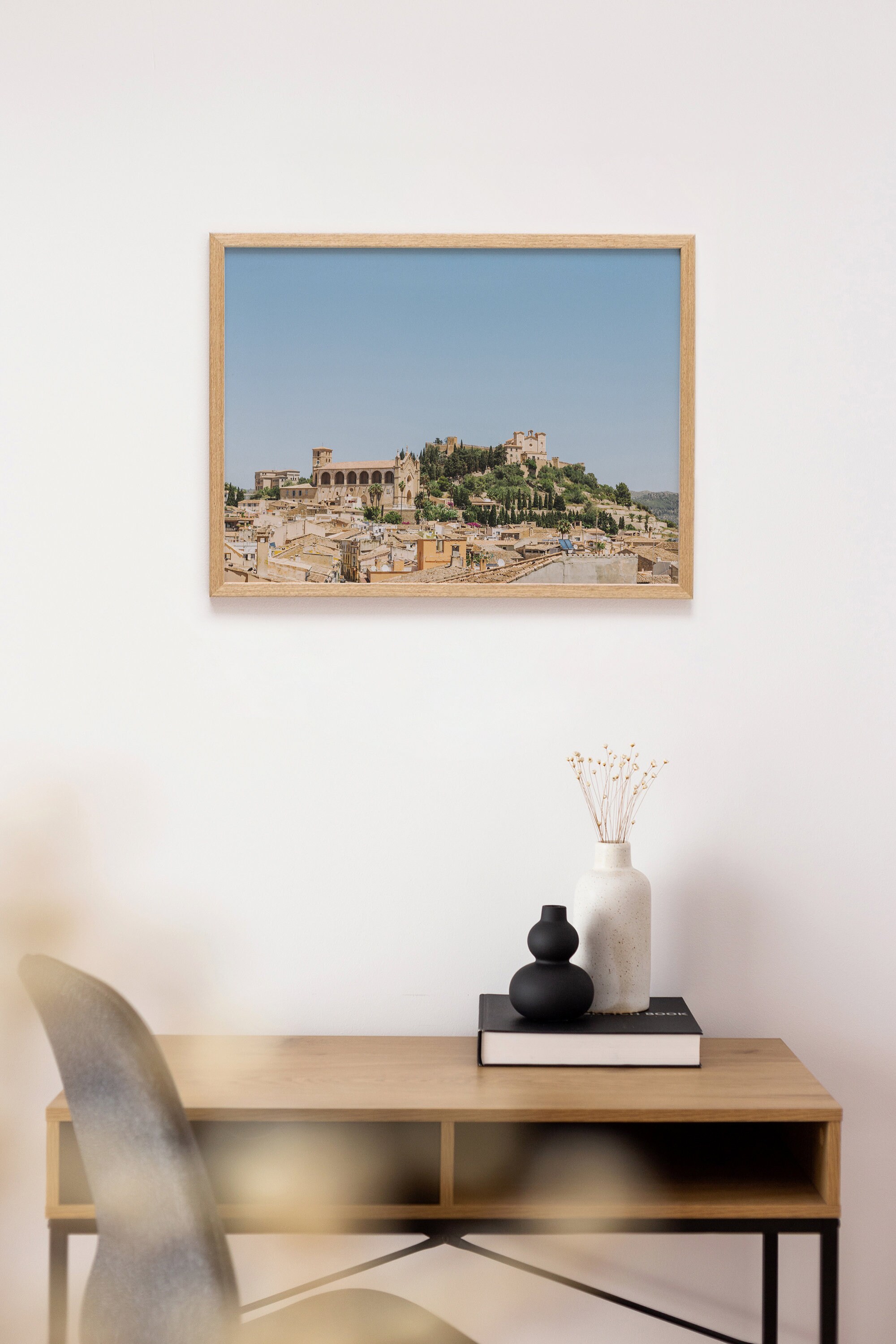 Arta Mallorca Digital Print, Spanish Village Poster, Balearic Islands ...