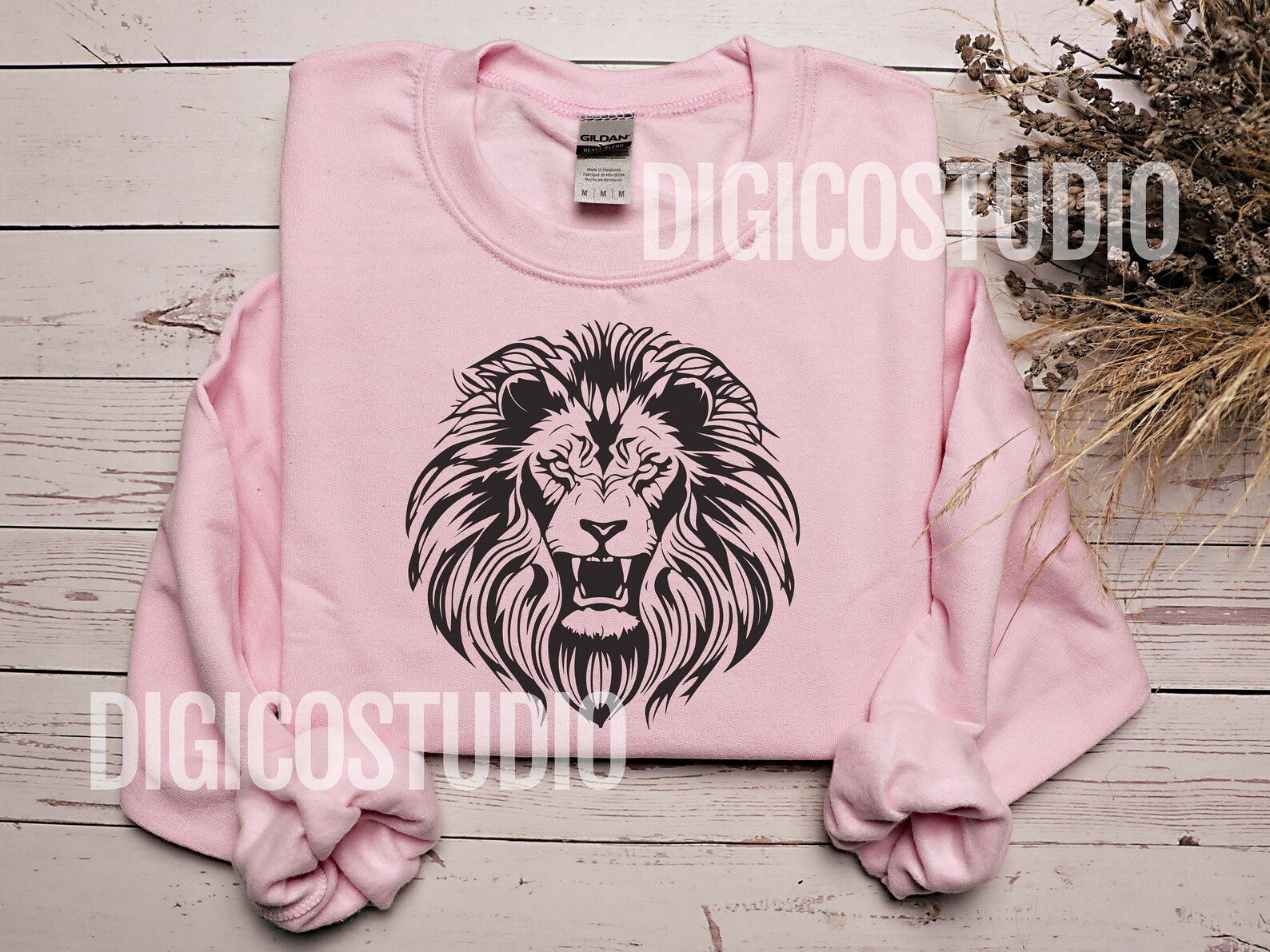 SVG Lion Head Clipart Wild Lion Svg Monogram Digital Art Silhouette PNG ...