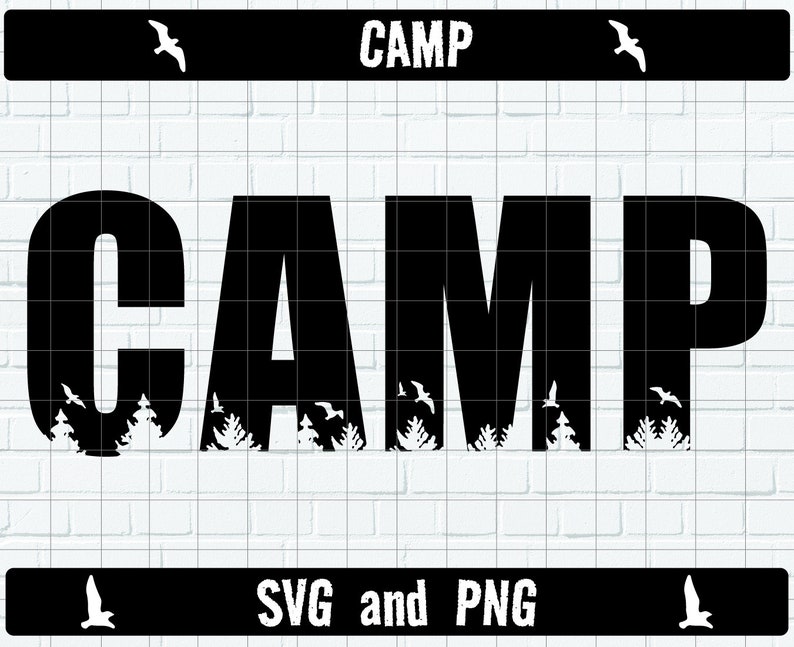 Camping Clipart Wild Forest Svg Bundle Trip Svg Bundle - Etsy