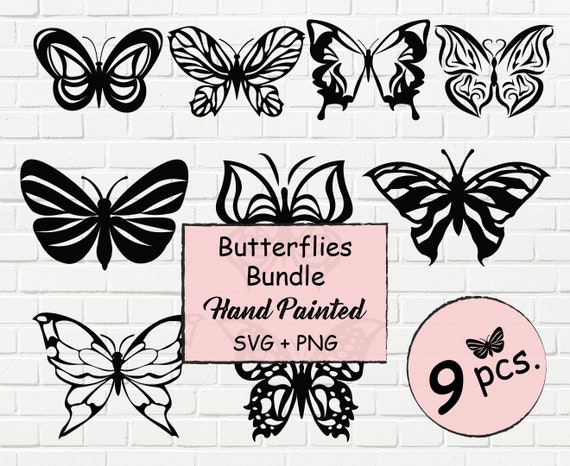 Butterfly Svg Butterfly Svg Bundle Layered Butterfly Bundle - Etsy