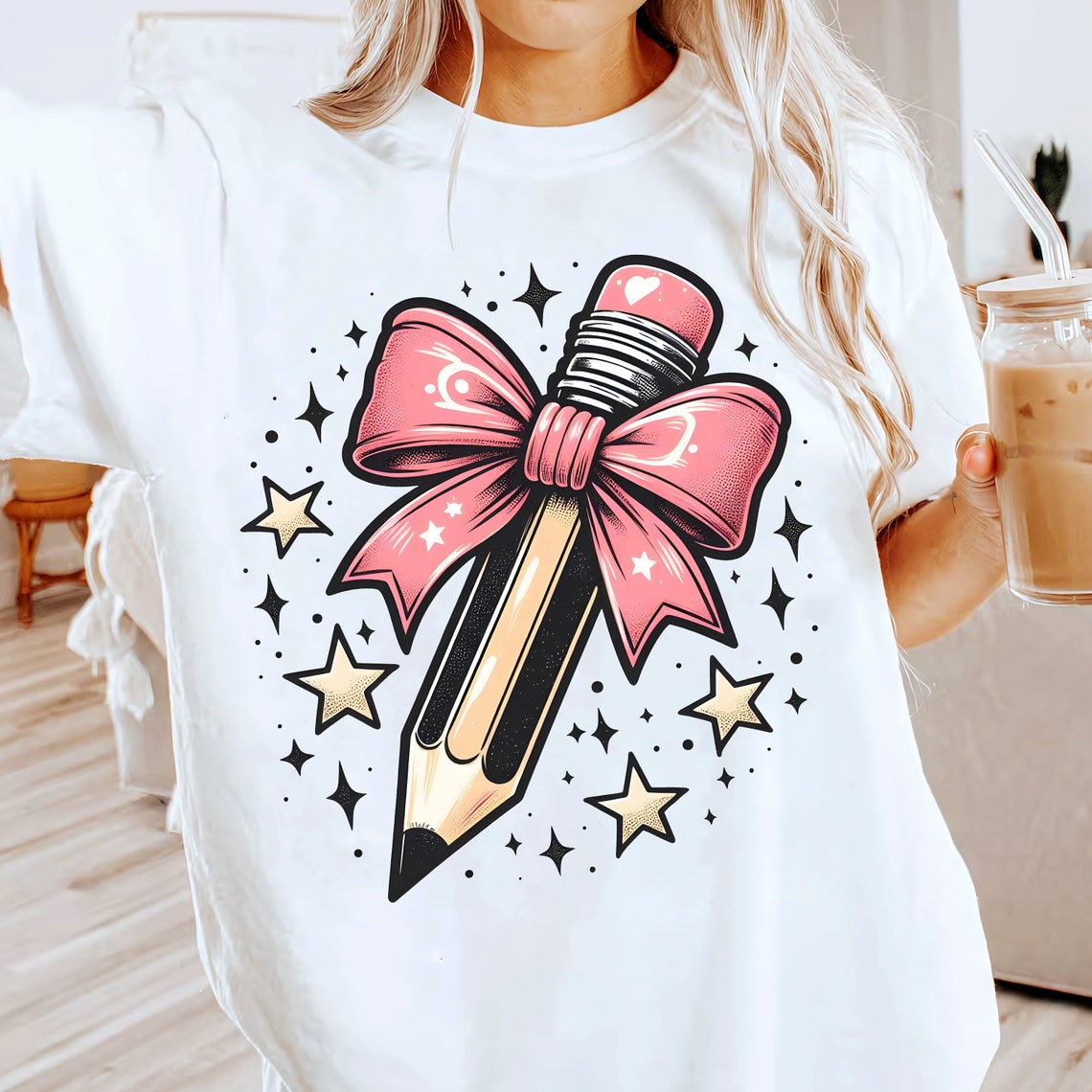 Pencil Bow Clipart, Pencil With Bow Png, Coquette Pencil Png, Pencil ...
