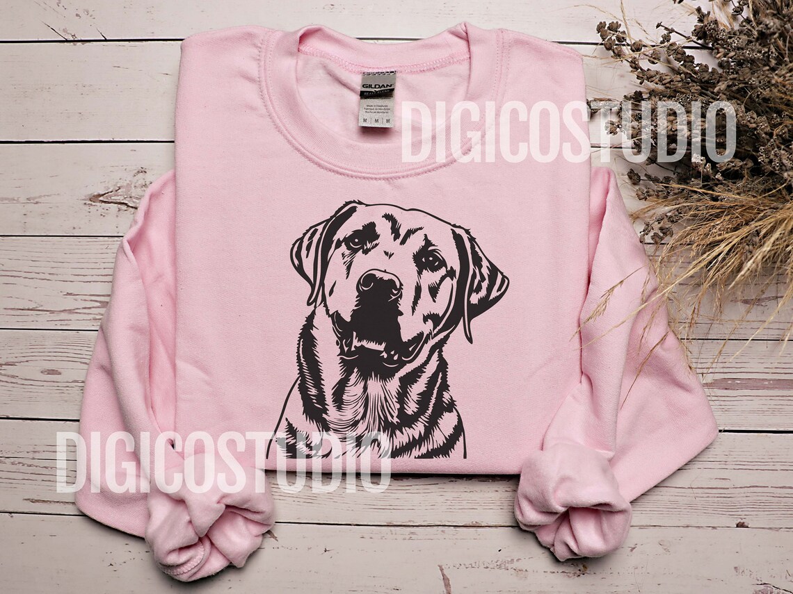 Labrador Retriever SVG Clipart Dog Svg Labrador Monogram Dog Silhouette ...