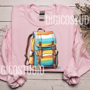 Backpack Clipart Bundle Transparent Background Travel Clipart Classroom ...