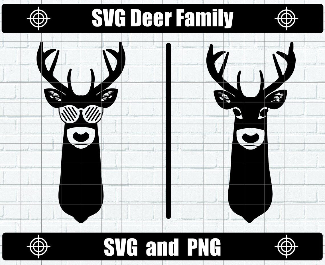 Deer Family Clipart Bundle Deer Svg Bundle Horns Svg Bundle - Etsy