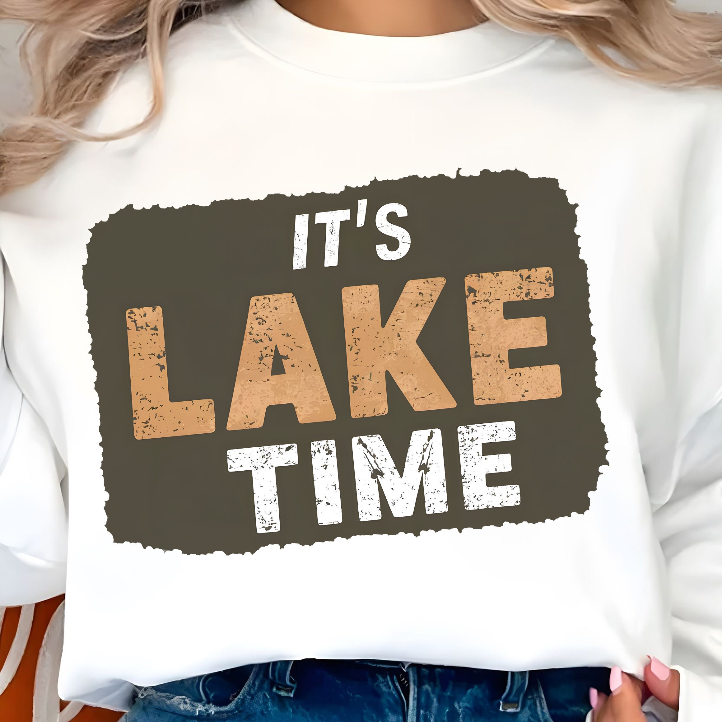 Its Lake Time Png, Lake Time Png, Lake Life Png, Lake Png, Sublimation ...