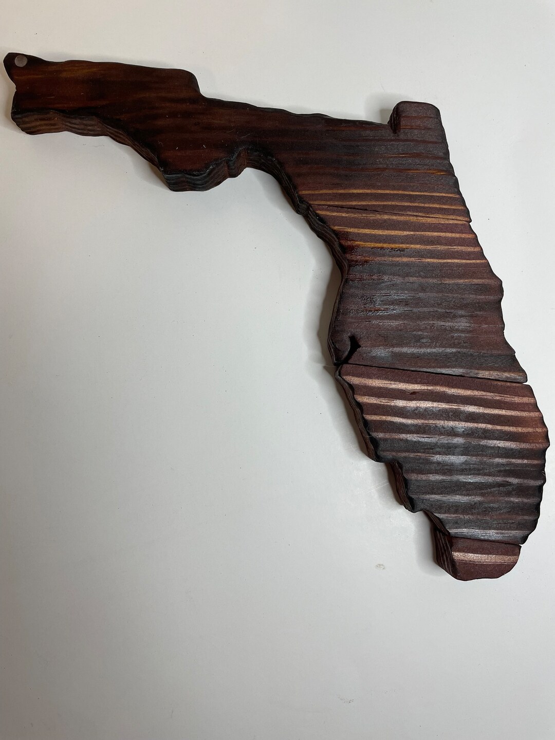 Wooden State of Florida- Wall Decor - Etsy
