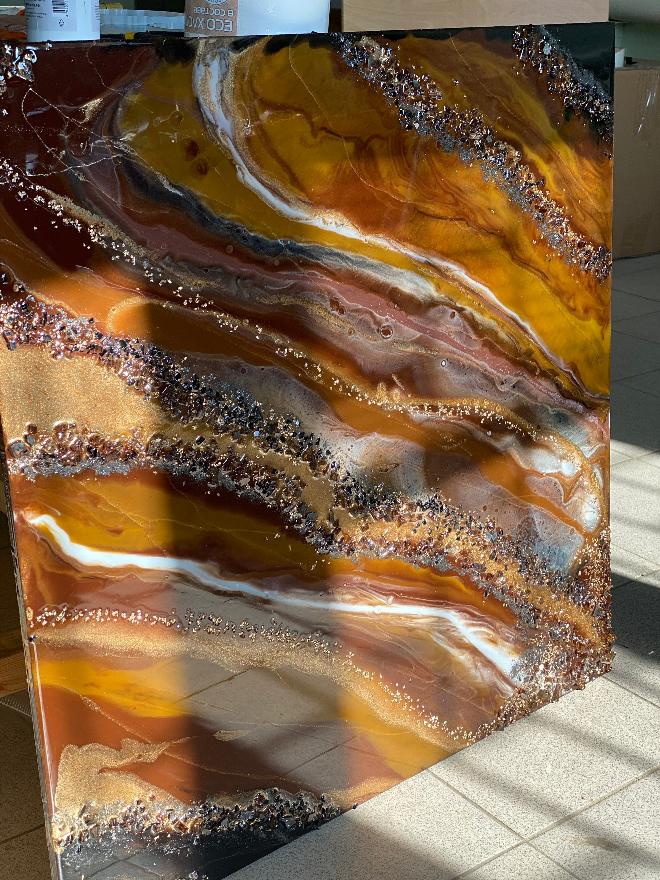 Epoxy Painting - Etsy