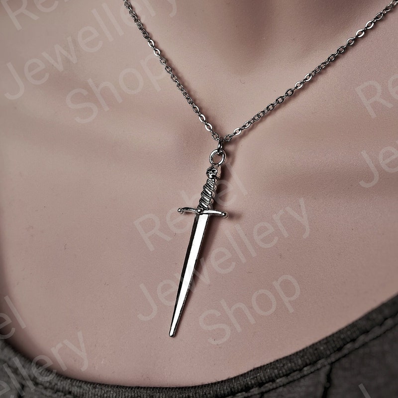 Mens Sword Necklace Pendant - Etsy