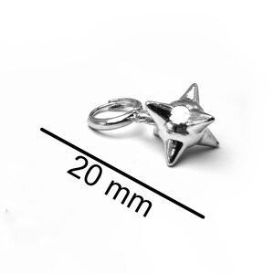 Silver Spike Ball Earrings, Spikey Ball Goth Earrings, Punk Spike ...