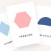 SHAPES • English • Printable Flashcards • Three-part Montessori Cards ...