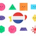 SHAPES & COLORS Dutch Printable Flashcards Three-part Montessori Cards ...
