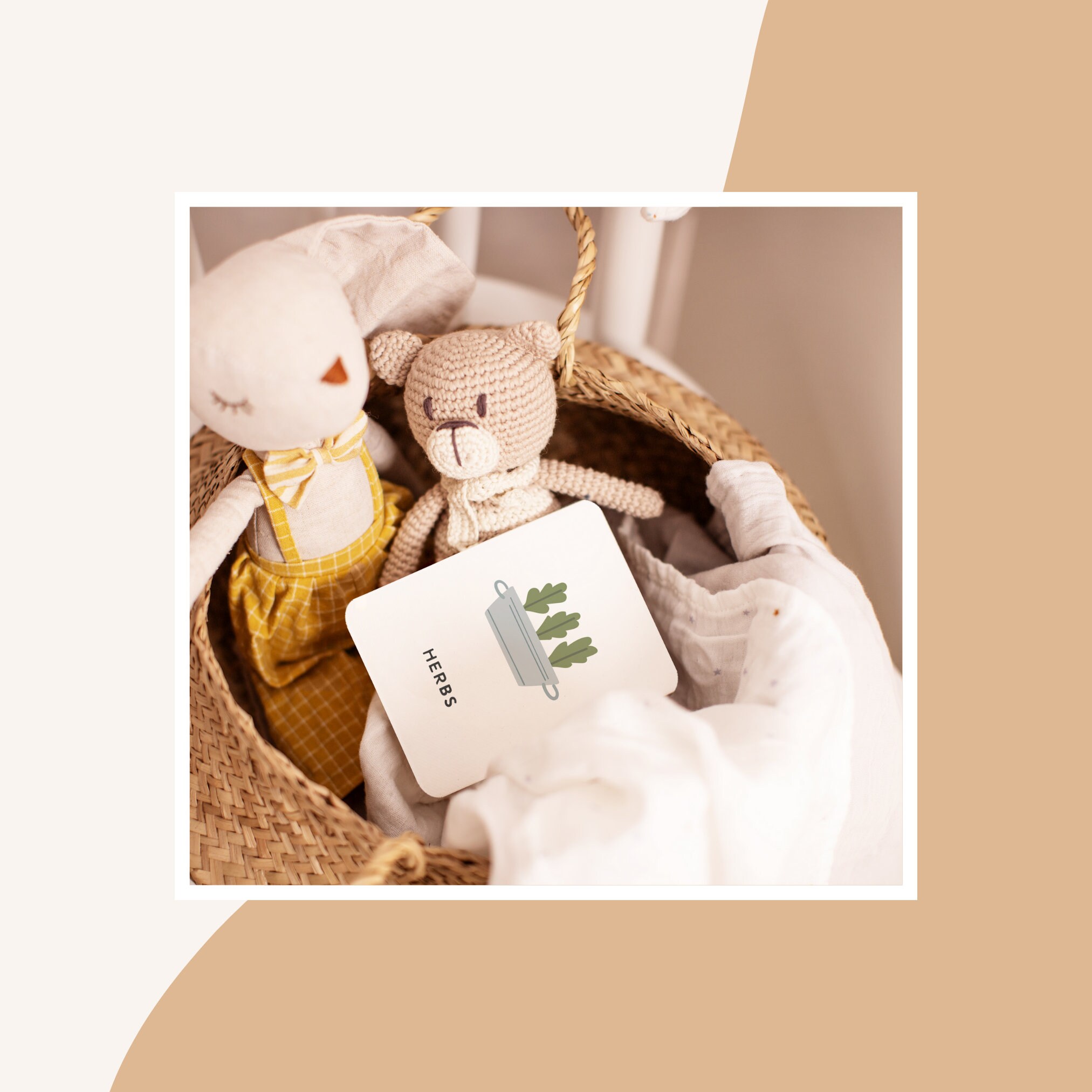 GARDENING English Printable Flashcards Three-part Montessori Cards ...