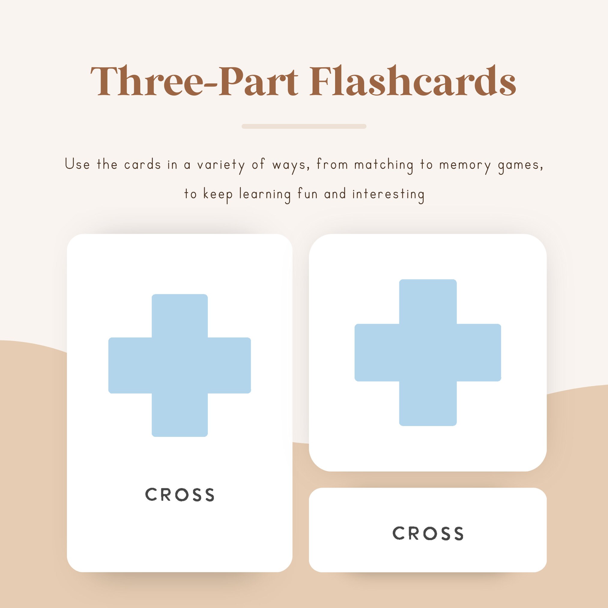 SHAPES • English • Printable Flashcards • Three-part Montessori Cards ...