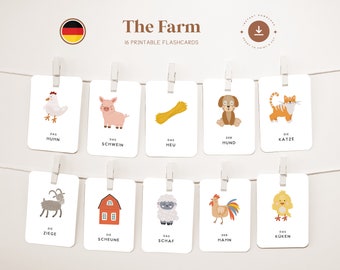 EMOTIONS German Printable Flashcards Three-part Montessori Cards ...