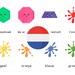 SHAPES & COLORS Dutch Printable Flashcards Three-part Montessori Cards ...
