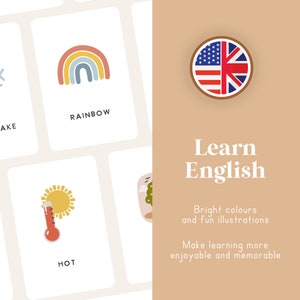 WEATHER English Printable Flashcards Three-part Montessori Cards ...