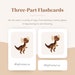 DINOSAURS English Printable Flashcards Three-part Montessori Cards - Etsy