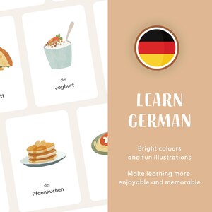 FOODS • German • Printable Flashcards • Three-part Montessori Cards ...