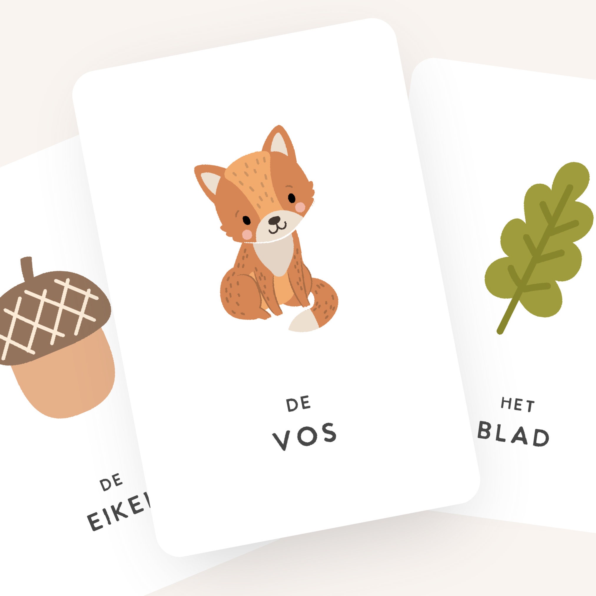 MEGA BUNDLE Dutch Printable Flashcards Three-part Montessori Cards ...