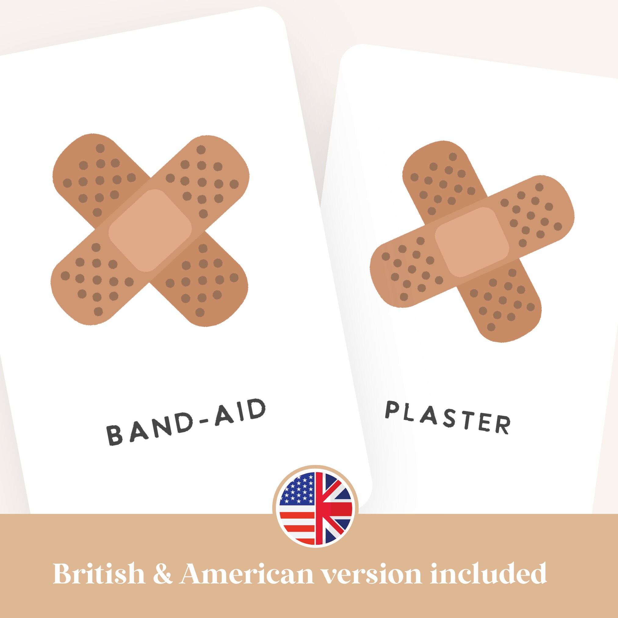 HEALTH & HYGIENE • English • Printable Flashcards • Three-part ...