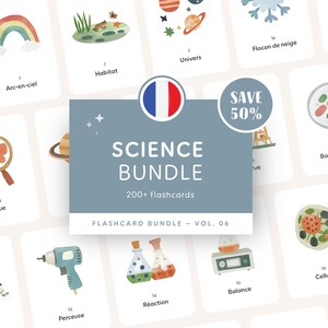 SCIENCE BUNDLE • French • Printable Flashcards • Three-part Montessori ...