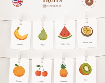 VEGETABLES • English • Printable Flashcards • Three-part Montessori ...