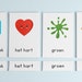 SHAPES & COLORS Dutch Printable Flashcards Three-part Montessori Cards ...