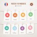 MATH SYMBOLS • French • Printable Flashcards • Three-part Montessori ...