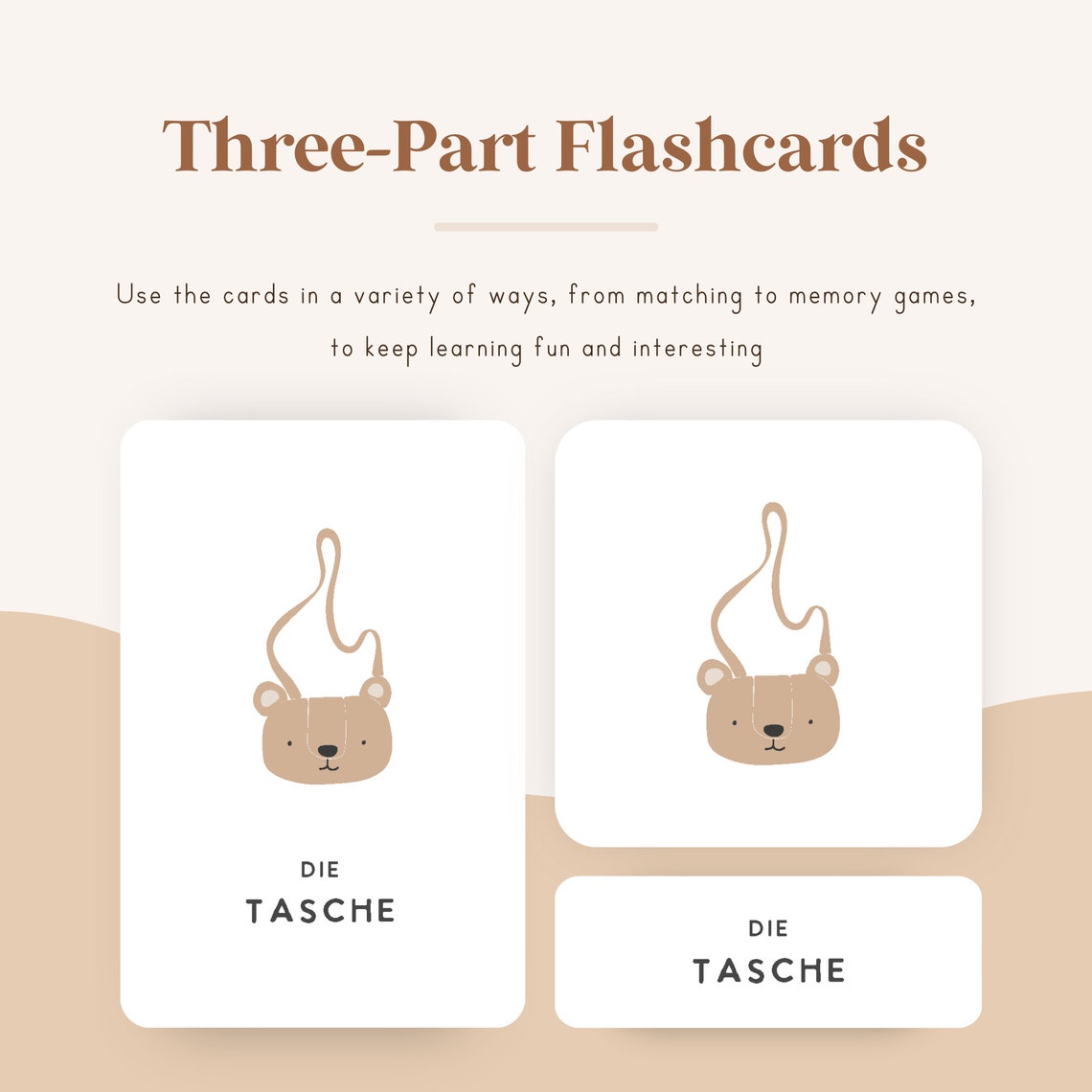 CLOTHES German Printable Flashcards Three-part Montessori Cards - Etsy