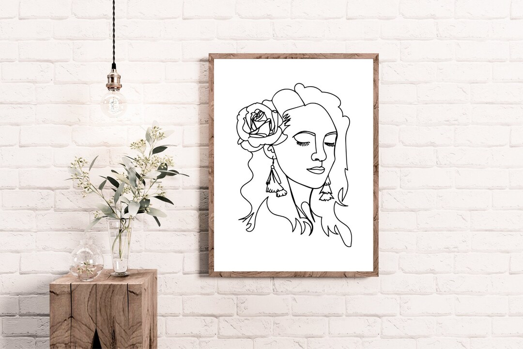 Printable Coloring Pages | Woman Line Art Coloring Sheet - Color in ...