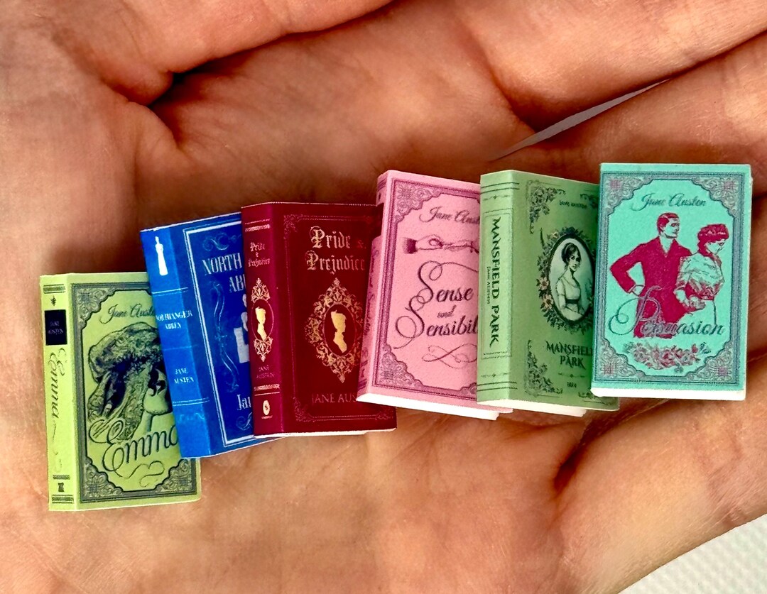 Jane Austen Miniature Book Set – Classic Fiction Collection - Etsy UK