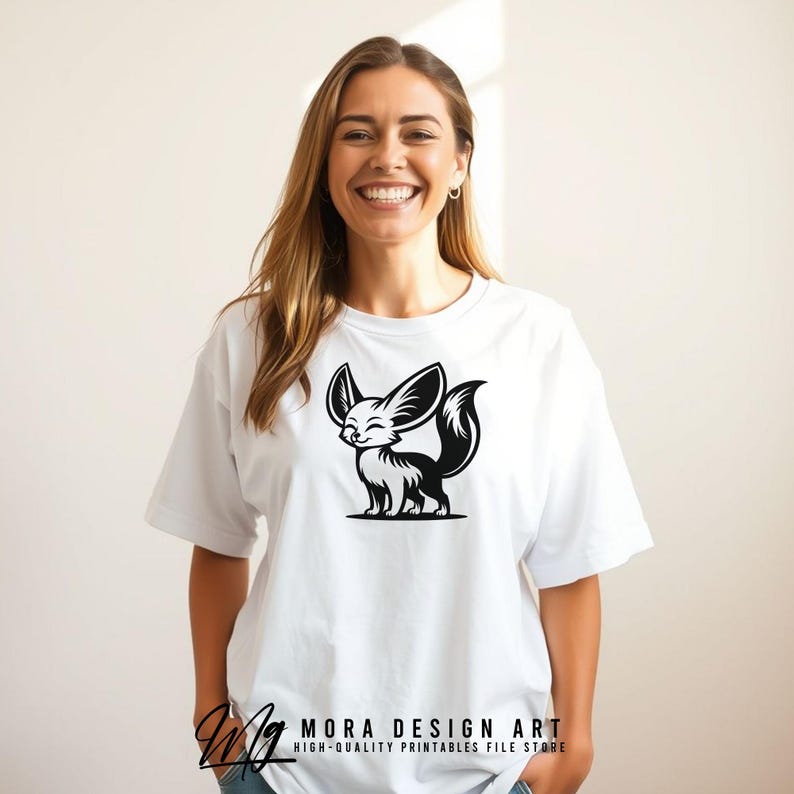Fennec Fox SVG Bundle, Fennec Fox Clipart, Fennec Fox PNG, Cartoon ...