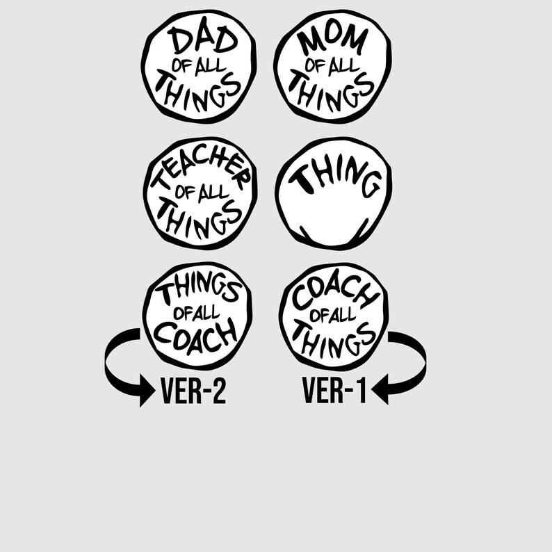 Thing 1 Thing 2 SVG Cut File, Alphabet Font (digital Download) - Etsy