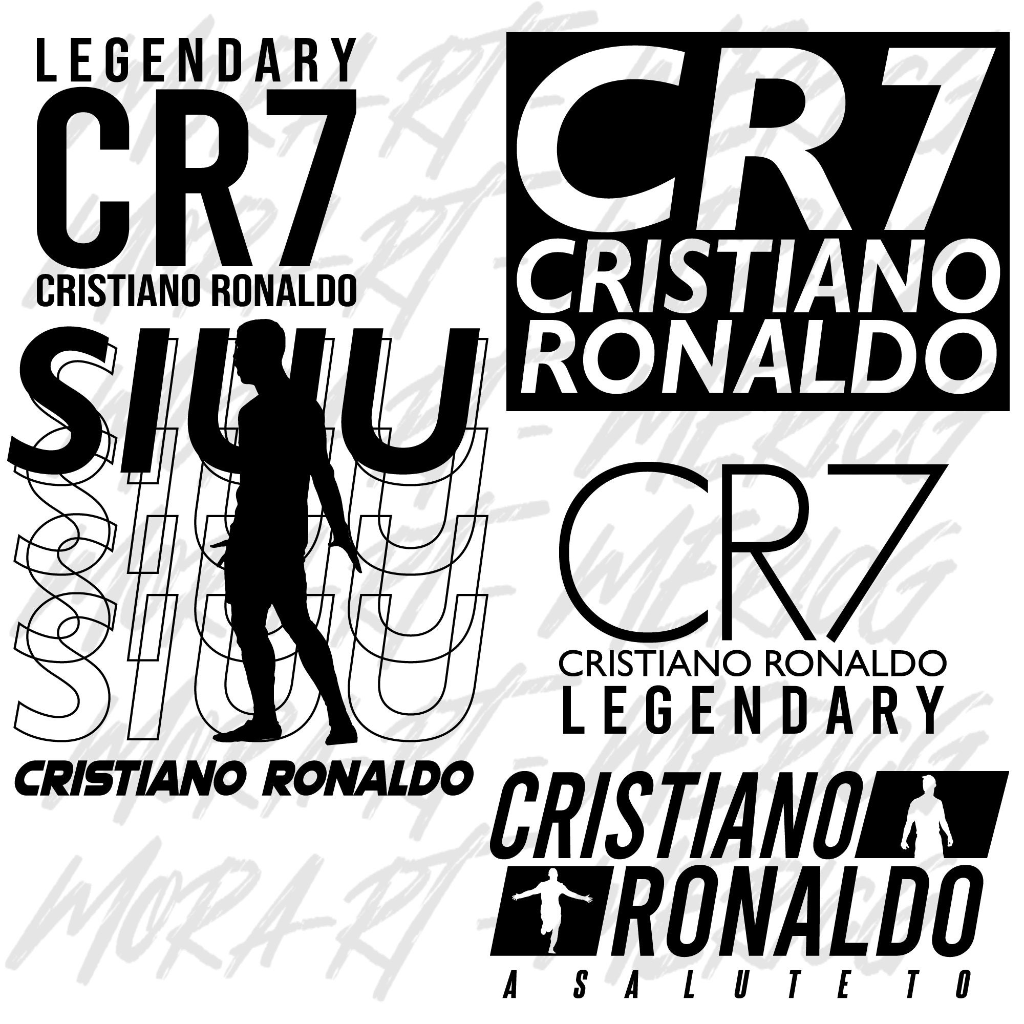 Cristiano Ronaldo Svg Cr7 Svg Laser Cut Files Cricut - Etsy
