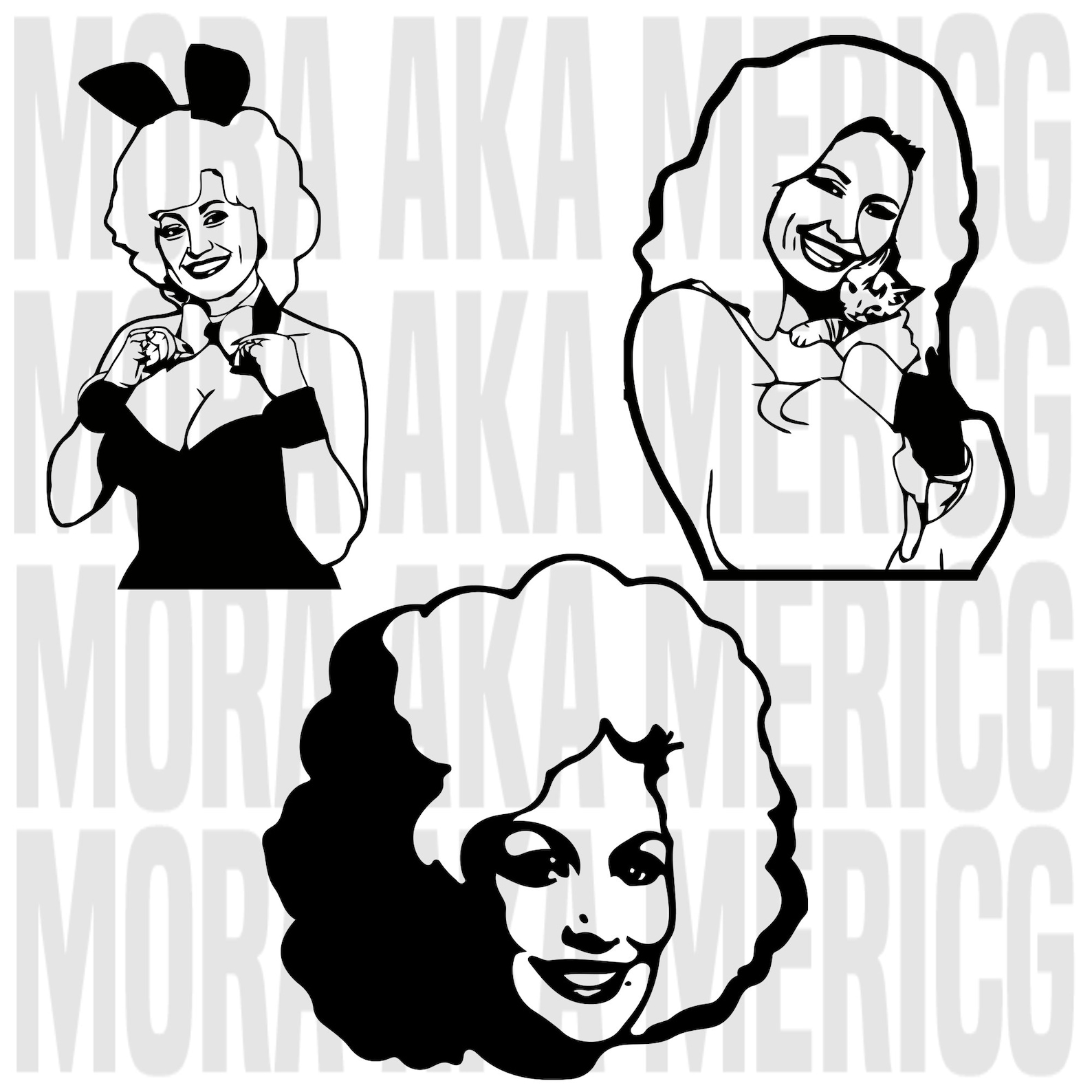 Dolly Parton Bundle Pack Svg, Dolly Parton Silhouette Svg, Celebrate ...