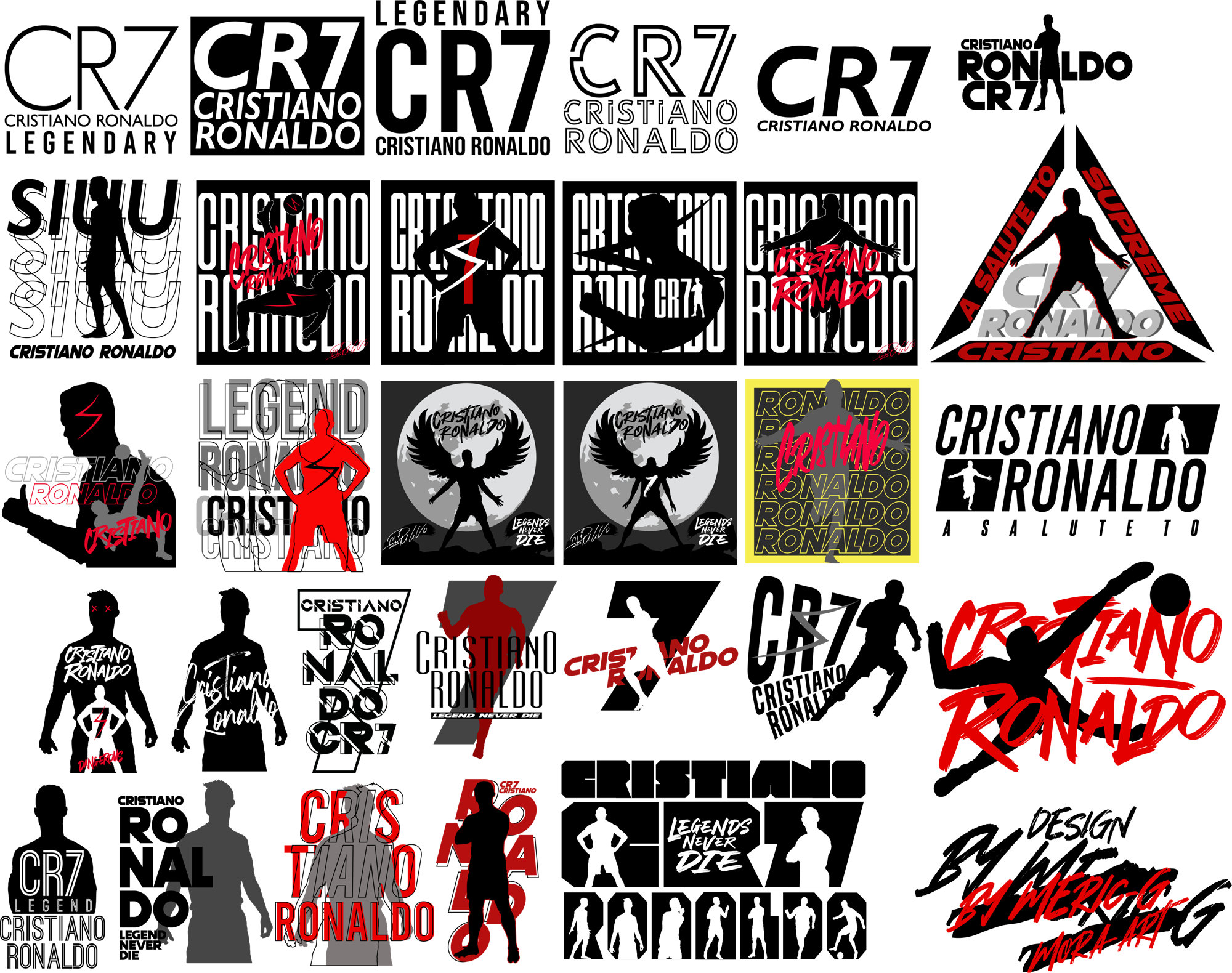 Cristiano Ronaldo Svg, Cr7 Svg, Laser Cut Files, Cricut, Ronaldo ...