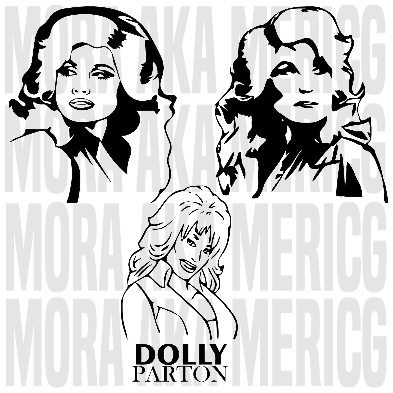 Dolly Parton Bundle Pack Svg, Dolly Parton Silhouette Svg, Celebrate ...