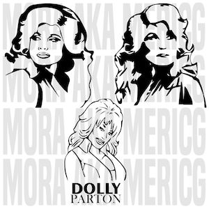 Dolly Parton Bundle Pack Svg, Dolly Parton Silhouette Svg, Celebrate ...