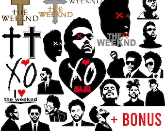 The Weeknd Svg Bundle, Starboy Svg, the Weeknd XO Svg, the Weekend, Top ...