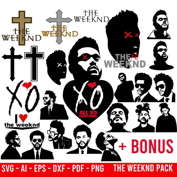 The Weeknd Svg - Etsy