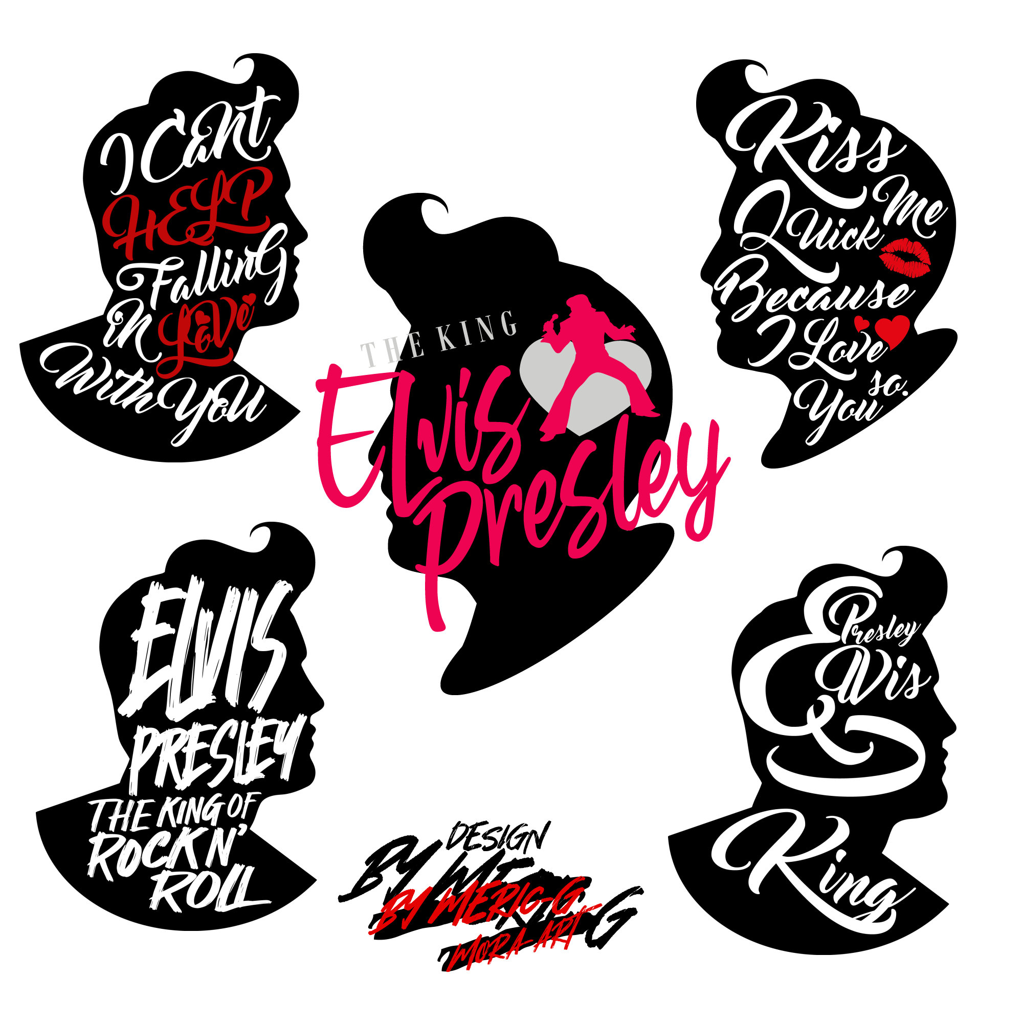 Elvis Presley Svg Bundle Rock N Roll Svg Elvis SVG Cut File - Etsy ...